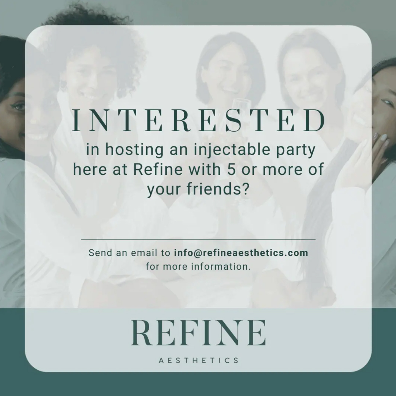 Specials and Events | Refine Aesthetics